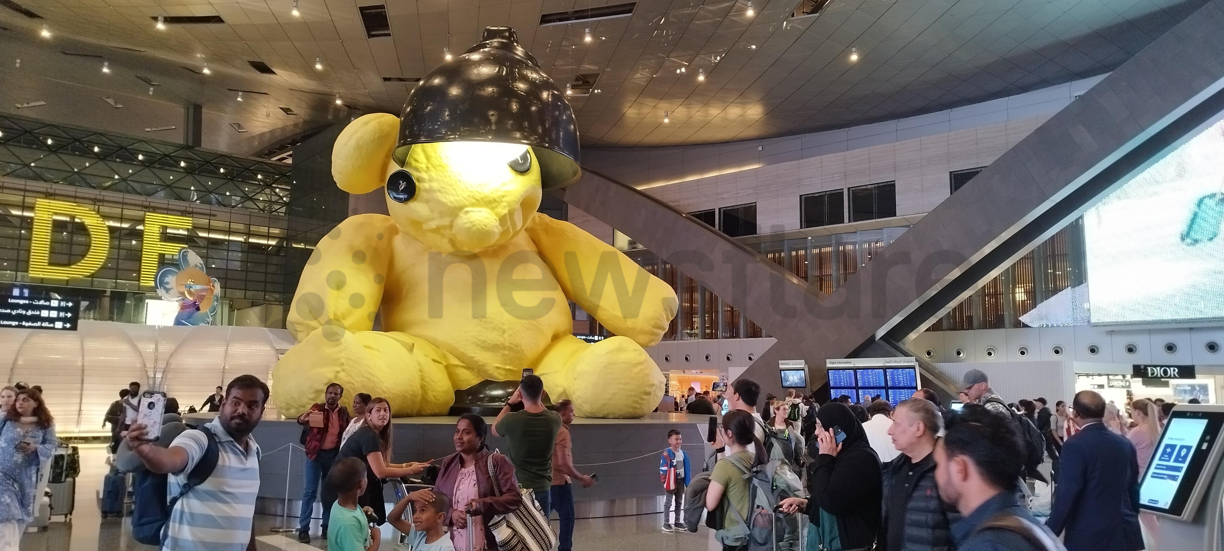 Qatar Airport Bear