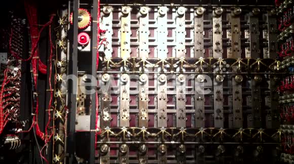 Turing's Bombe Machine - Rear View - Buy, Sell or Upload Video Content ...