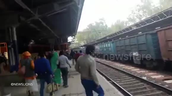 woman run over by train miraculously emerges totally unscathed - Buy ...