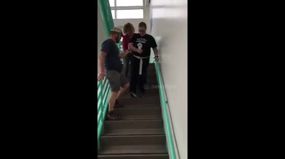 Walking down a whole flight of stairs for the first time - Buy, Sell or ...