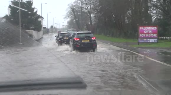 Exeter Flooding - General footage. - Buy, Sell or Upload Video Content ...