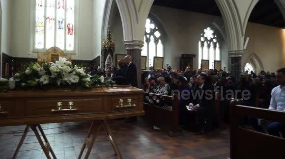 Civil rights activist Darcus Howes funeral service,at All Saints church ...