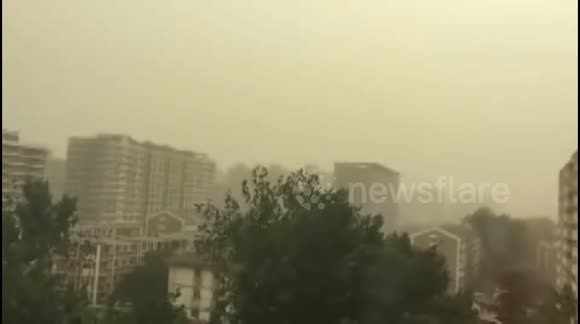Powerful sandstorm adds to Beijing's air pollution problems - Buy, Sell ...