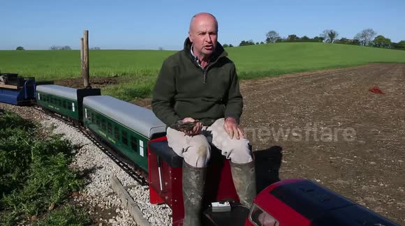 Farmer harvests his crops using miniature TRAIN - Buy, Sell or Upload ...