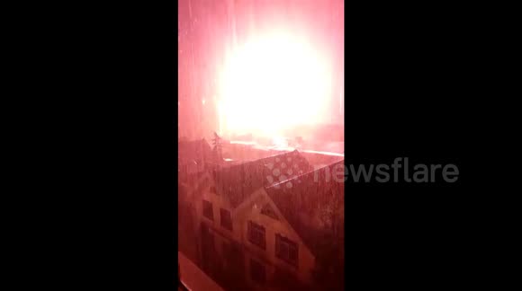 High-voltage power line explosion in northern China - Buy, Sell or ...