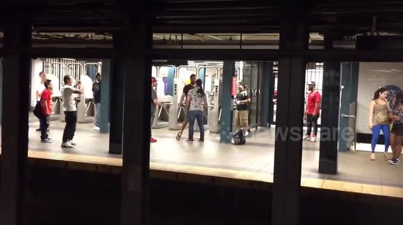 NYC SUBWAY FIGHT ON 86th STREET STATION - Buy, Sell or Upload Video ...