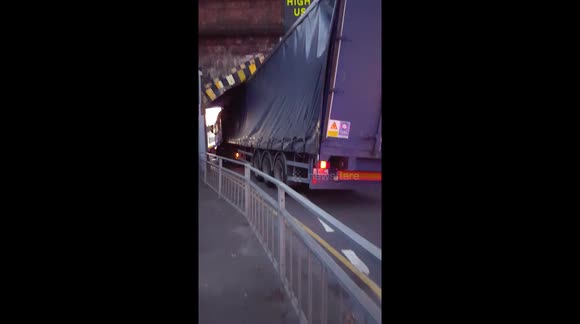 yet again another bridge strike harlaxton road grantham by lorry - Buy ...