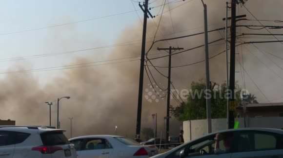 Fire at Woodman & Roscoe in Panorama City Part 2 - Buy, Sell or Upload ...