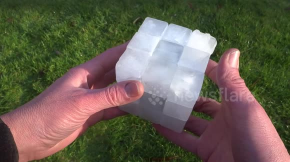 Man creates functional Rubik's cube out of ice - Buy, Sell or Upload ...