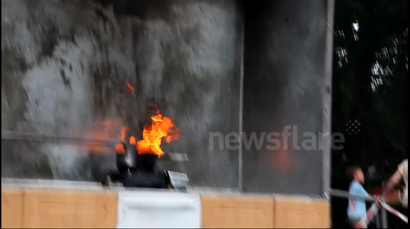 Chip Pan Fire Demonstration - Buy, Sell or Upload Video Content with ...