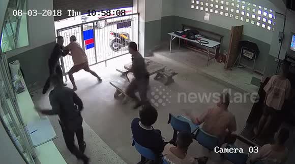 CCTV footage shows prisoner incredible escape past police guards - Buy ...
