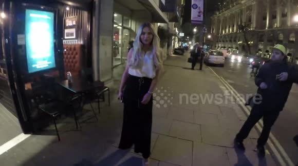 Michelle Collins, Chyna Ellis and Wayne Sleep arrives for Chortle ...