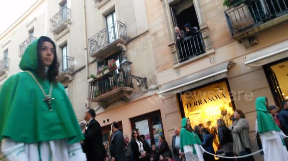 Holy Week Easter Parade in Trapani, Italia - Buy, Sell or Upload Video ...
