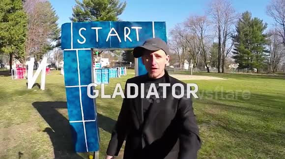 Backyard Gladiator Obstacle Course PART 1 - Buy, Sell or Upload Video ...