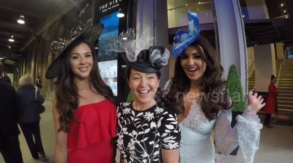 Charlotte Dawson, Shelby Tribble show off Layla Leigh hats for Ascot ...