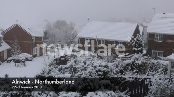 More Snow For Alnwick - Buy, Sell or Upload Video Content with Newsflare