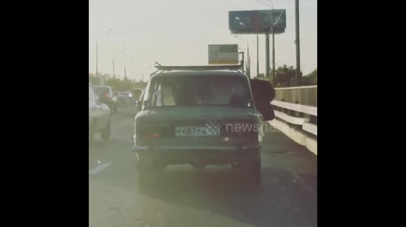 Only in Russia? Lada driver rides with pony in back seat - Buy, Sell or ...