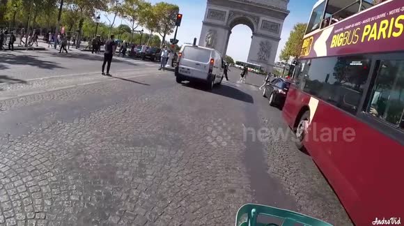 GoPro view from a shareable Paris Velib bike): One of the more ...