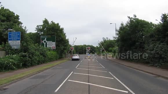Lydney A48 level Crossing Car almost hits barrier - Buy, Sell or Upload ...