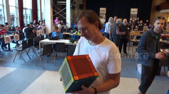 Man creates record breaking 33x33x33 Rubik's Cube puzzle - Buy, Sell or ...