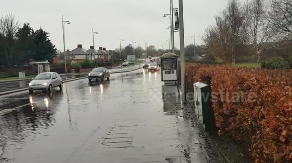 Storm Diana floods in Wrexham - Buy, Sell or Upload Video Content with ...