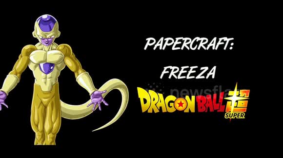 PAPERCRAFT: Making Golden Freeza (Dragonball Super), Natsu Dragneel ...
