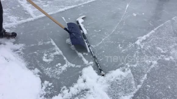 Life hack: how to shovel ice rink - Buy, Sell or Upload Video Content ...