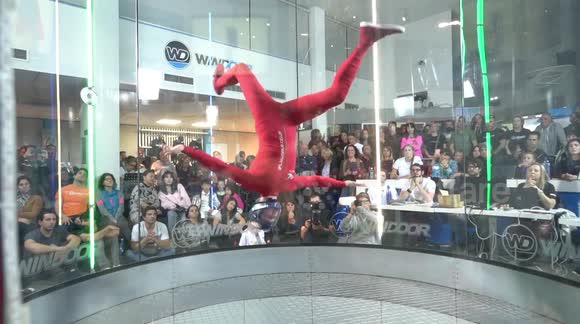Wind-tunnel athletes fly, twist and spin in the air at the Wind Games ...