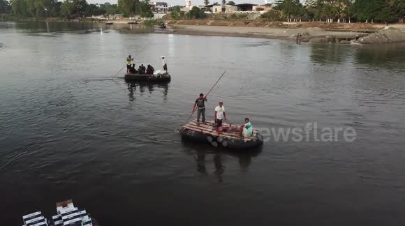 The Suchiate River: A body of water that marks the border between ...
