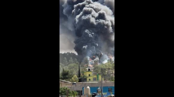 Explosion at fireworks factory sends smoke into the air - Buy, Sell or ...