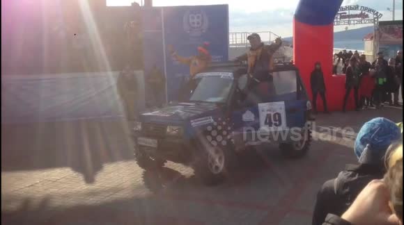 Russian rally car crew set off before crash that left co-driver dead ...