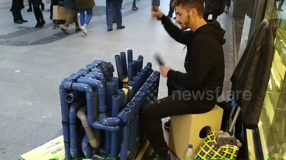 Flip flop sole and PVC pipes to make music - Buy, Sell or Upload Video ...