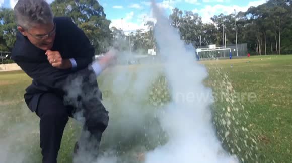 Australian teacher creates rocket using liquid nitrogen and fizzy drink ...