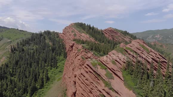 Drone Video of Seven Bulls Rock Formation, Karakol, Kyrgyzstan. - Buy ...