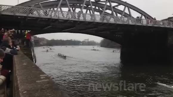 Rowing Regatta at Barnes Bridge London - Buy, Sell or Upload Video ...