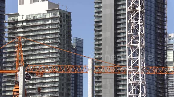 Toronto has the highest number of construction cranes in North America as the massive condo ...