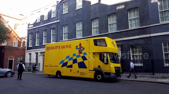Leaving already, Boris? Removal van arrives at Downing Street - Buy ...