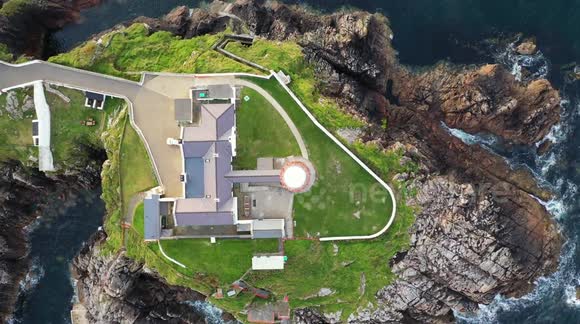 Bird's Eye View of Lighthouse On Wild Atlantic Way - Buy, Sell or ...