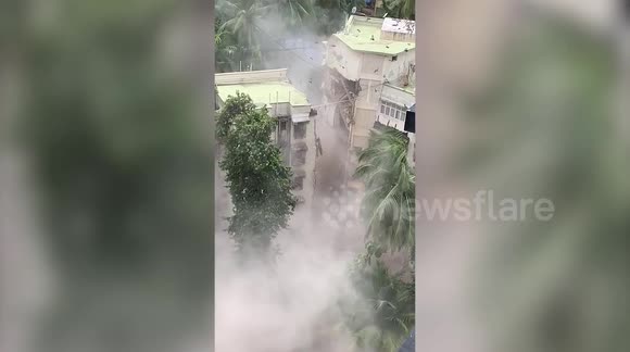 One dies and several injured after high-rise building collapses in ...