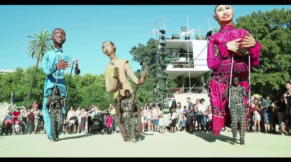 Spain's La Merce festival sees large paper mache characters dance ...