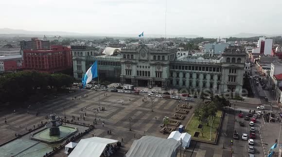 Aerial View of Main Government Building in Guatemala City - Buy, Sell ...