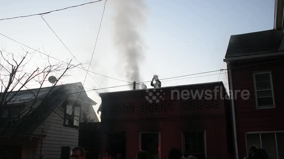 Fatal fire in Shamokin, Pennsylvania - Buy, Sell or Upload Video ...