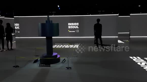 Spectacular mapping inside the Namsan Tower in South Korea - Buy, Sell ...
