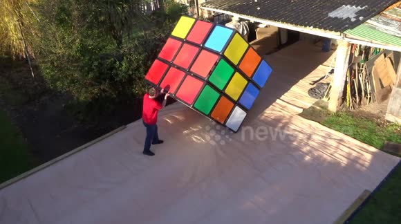 World's largest Rubik's Cube gets SOLVED - Buy, Sell or Upload Video ...
