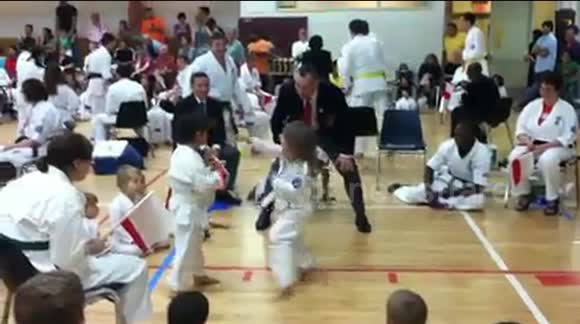 Karate fail- Hilarious moment kids punch and kick the air during their ...