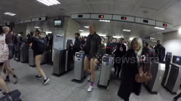 The Annual No Trousers Tube Ride on the London Underground - Buy, Sell ...