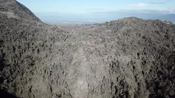 Drone footage captures the colour-drained aftermath of the Taal volcano ...