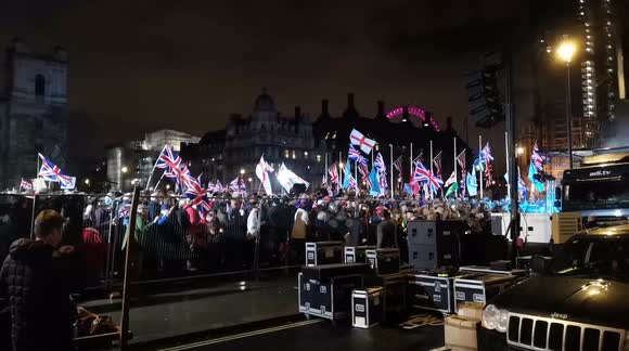 Fireworks Go Off In Parliament Square And Strangers Hug As Brexit Day ...