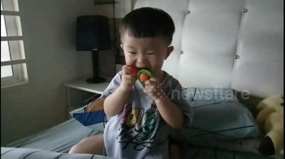 Greedy toddler sucks both two pacifiers at one time - Buy, Sell or ...