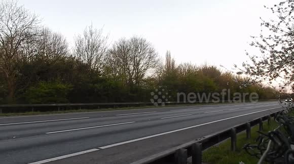 A Motorway Just Of Charlie Browns Roundabout In East London Lies ...